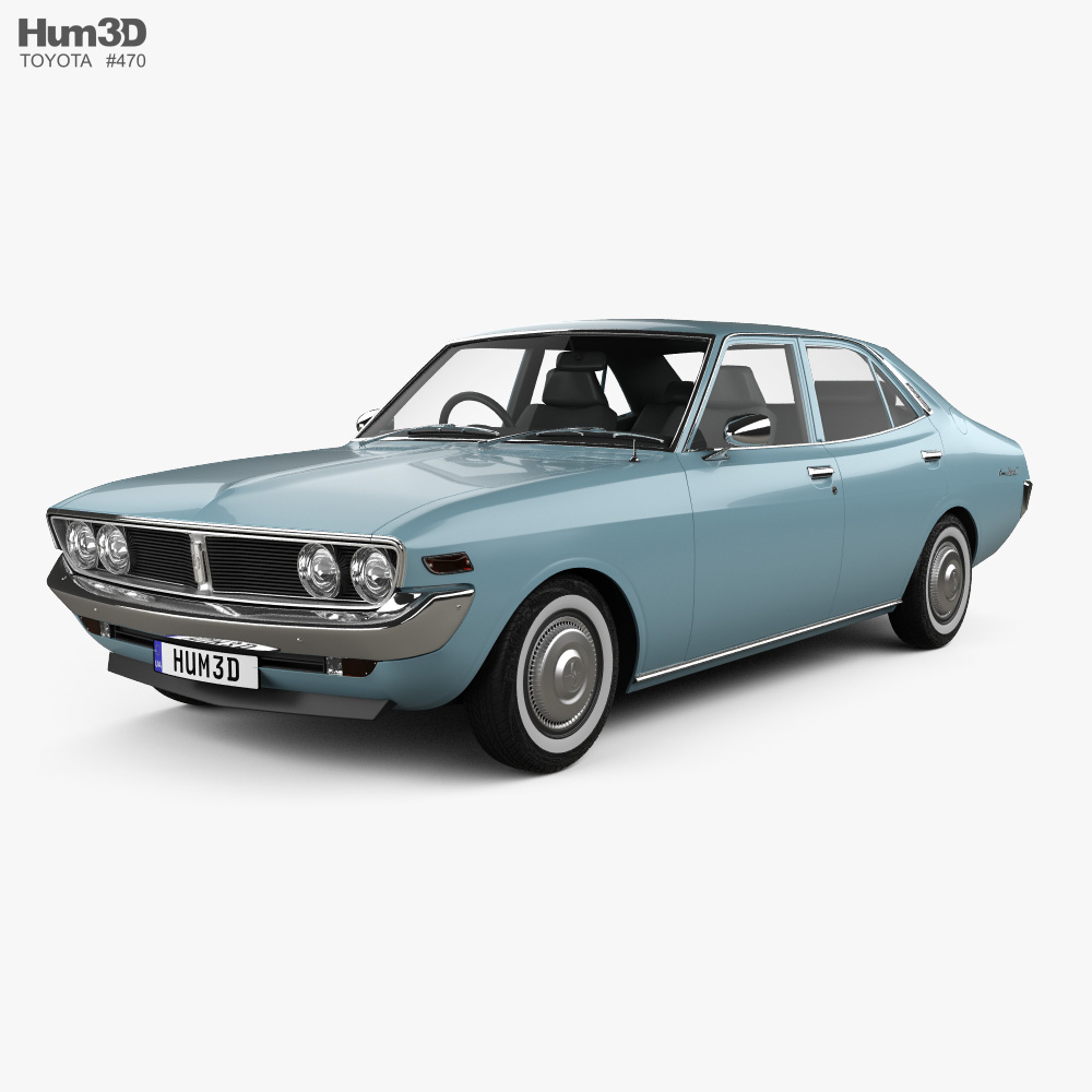 Toyota Mark II 1972 3D model - Download Sedan on 3DModels.org