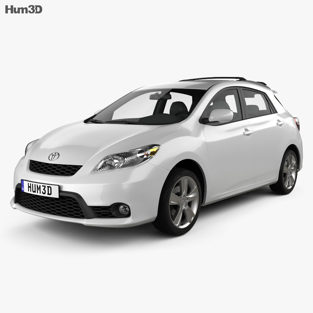Toyota Matrix (Voltz) 2014 3D model - Download Hatchback on 3DModels.org
