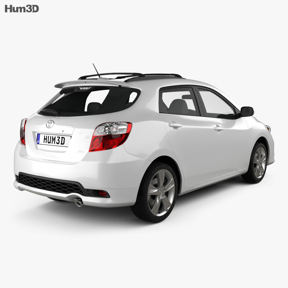 Toyota Matrix (Voltz) 2014 3D model - Download Hatchback on 3DModels.org