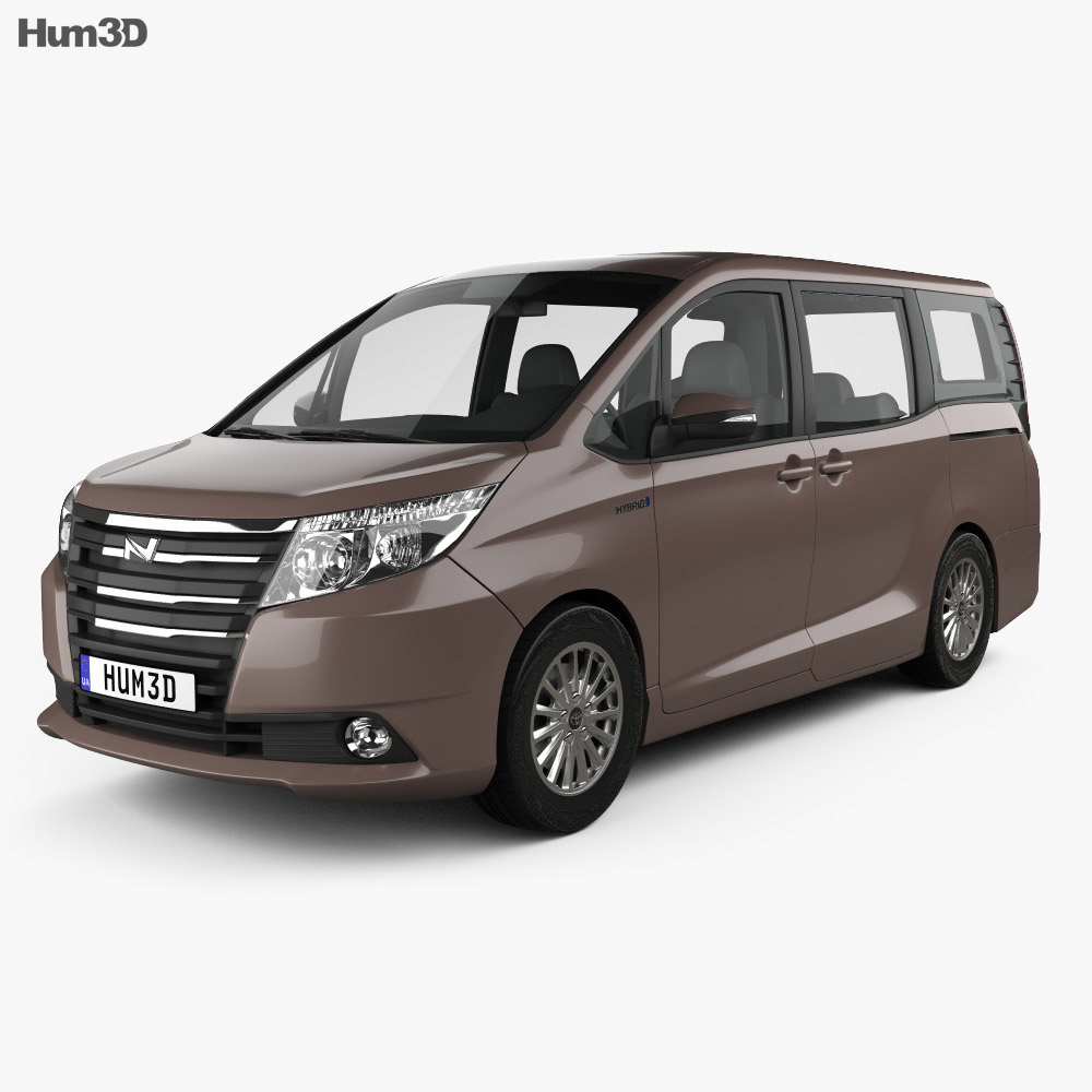 Toyota Noah G 2017 3Dモデル - ダウンロード Van on 3DModels.org