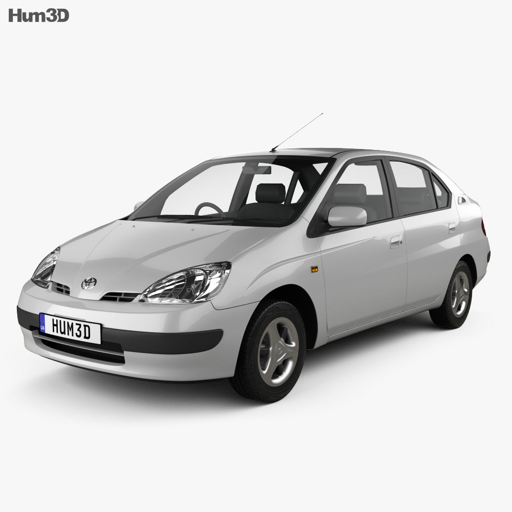 Toyota Prius (JP) 2000 3D模型 - 下载 Sedan on 3DModels.org