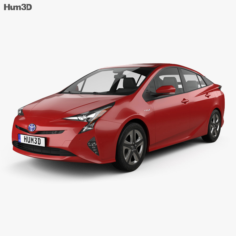 Toyota Prius 2018 3D model - Download Hatchback on 3DModels.org