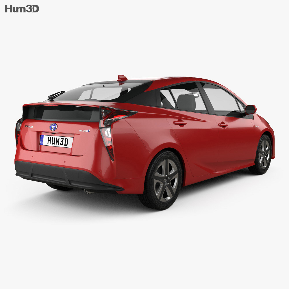 Toyota Prius 2018 3D model - Download Hatchback on 3DModels.org
