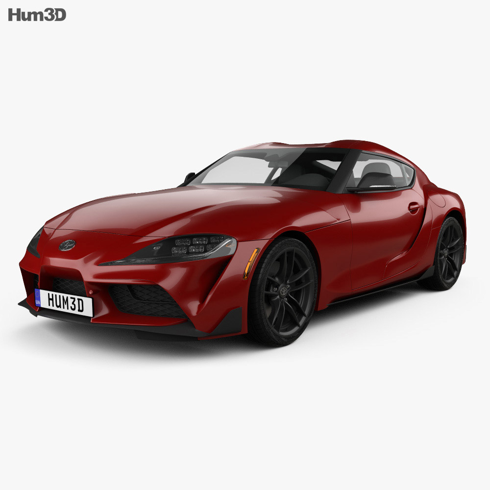 Toyota Supra US-spec 2019 3D model - Download Sports car on 3DModels.org