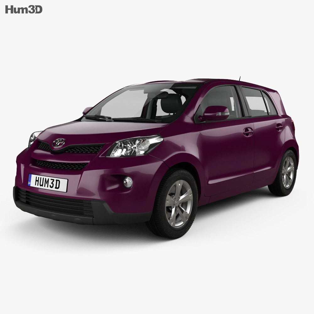 Toyota Urban Cruiser with HQ interior 2014 3D model - Download ...