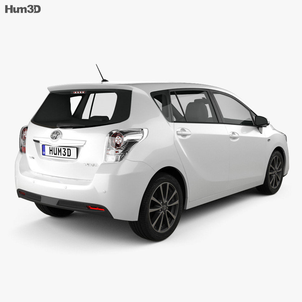 Toyota Verso (E’Z) 2016 3D model - Download Van on 3DModels.org