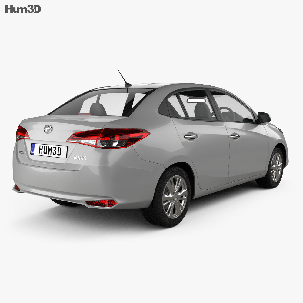 Toyota Yaris TH-spec sedan 2021 3D model - Download Sedan on 3DModels.org