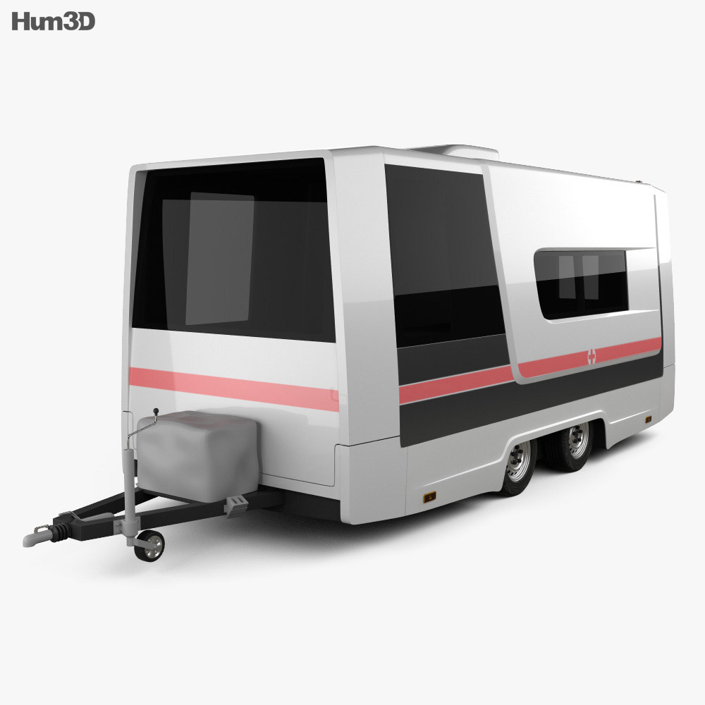 GAZ Gazelle Next Ambulance Trailer 2017 3D model - Download Trailer on ...