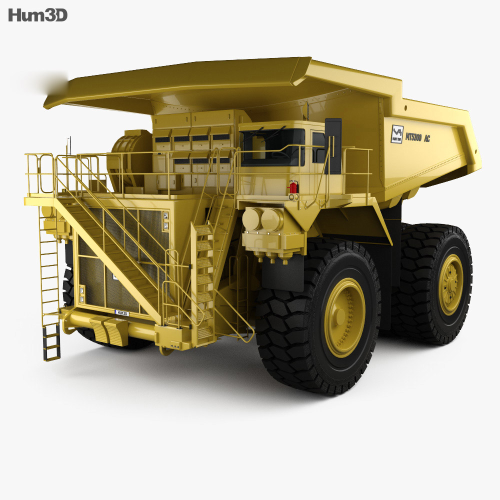 Unit Rig MT5300D AC Dump Truck 2017 3D model - Download Truck on ...