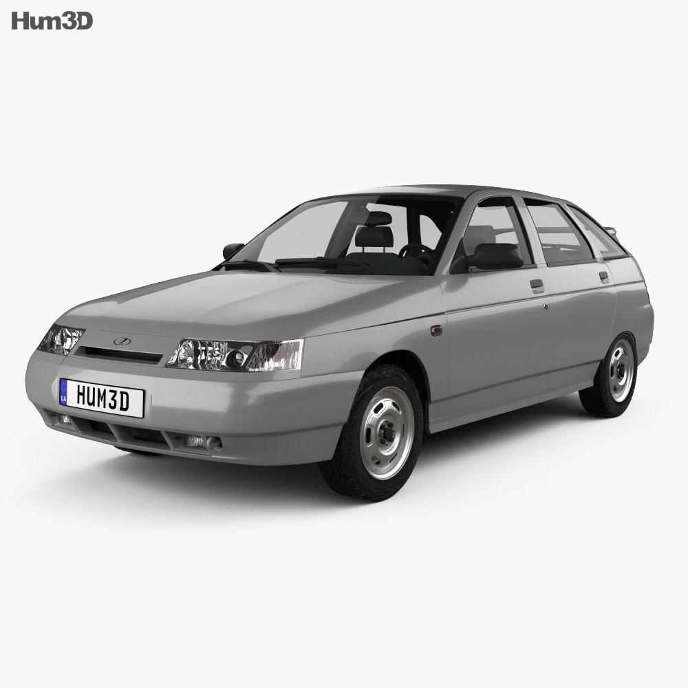 VAZ Lada 2112 hatchback 2007 3D model - Download Hatchback on 3DModels.org