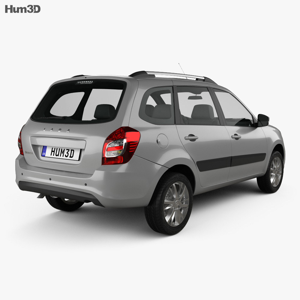 VAZ Lada Granta wagon 2024 3D model - Download Wagon car on 3DModels.org