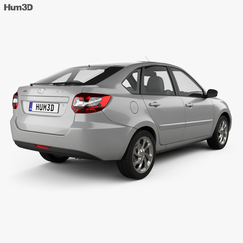 Lada Granta liftback 2016 3D model - Download Hatchback on 3DModels.org