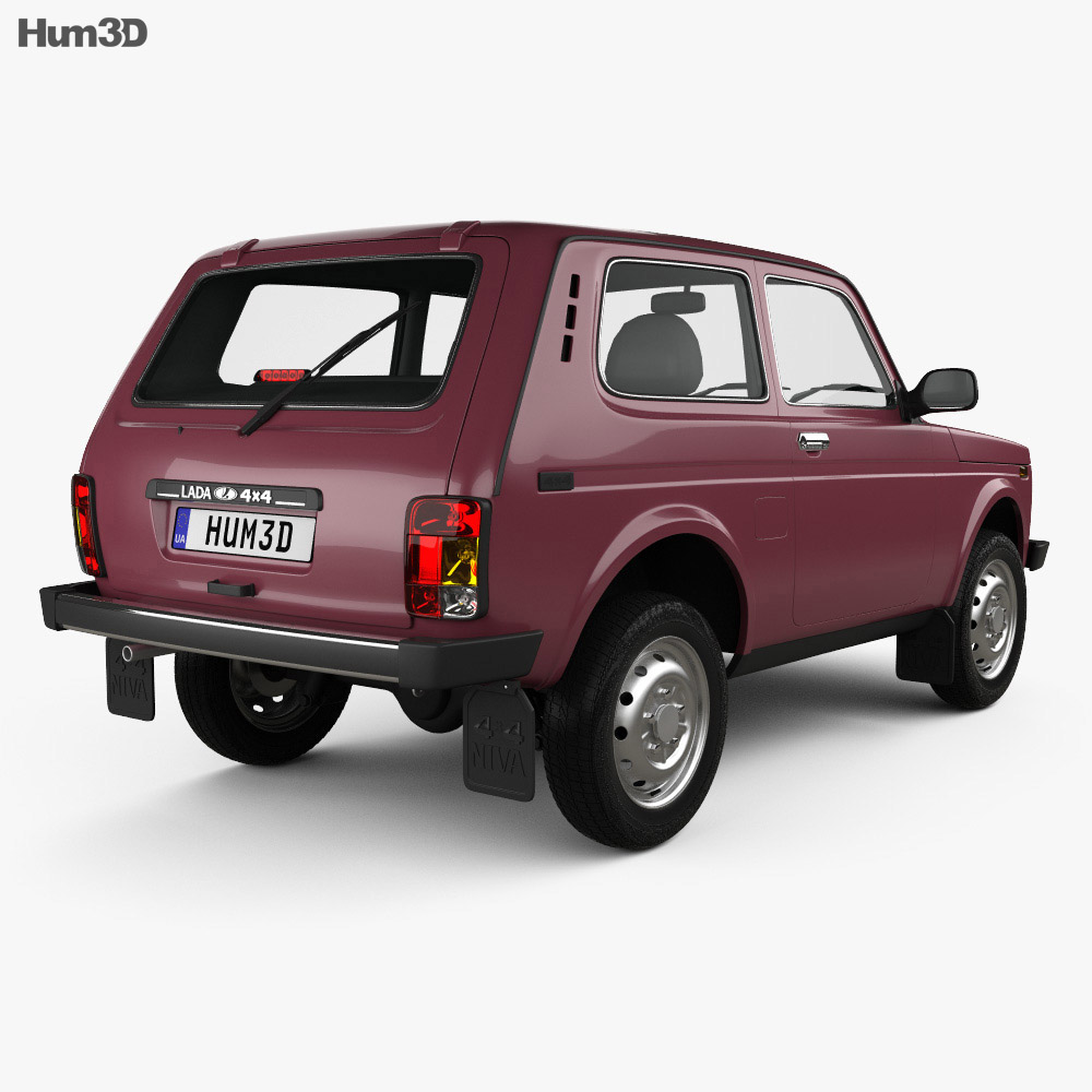 Lada Niva 4×4 21214 2014 3D model - Download Crossover SUV on 3DModels.org