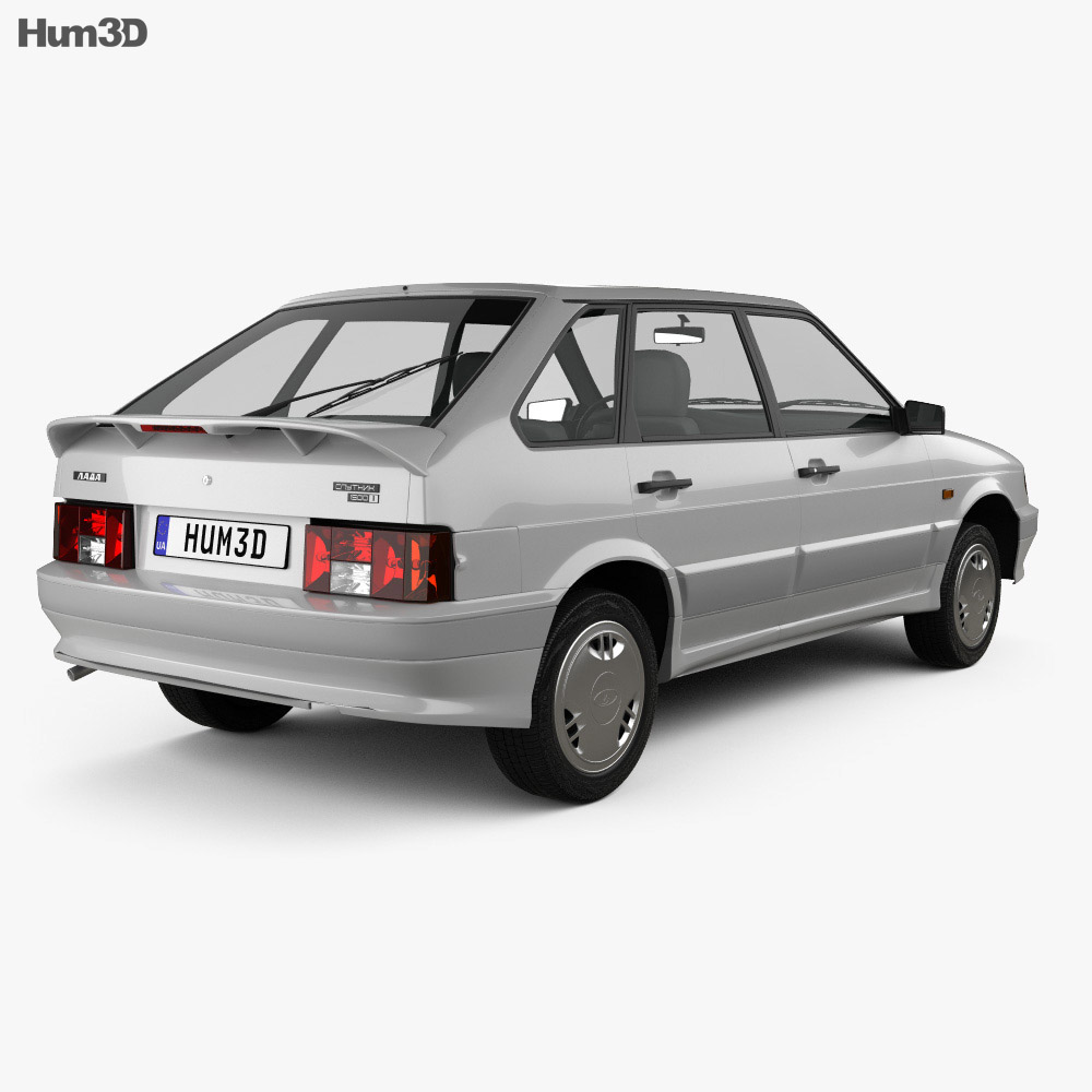 VAZ Lada Samara (2114) hatchback 5-door 2014 3D model - Download 1990 ...