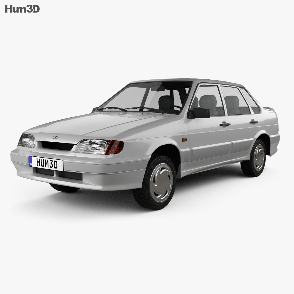 VAZ Lada Samara (2115) sedan 2014 3D model - Download Sedan on 3DModels.org