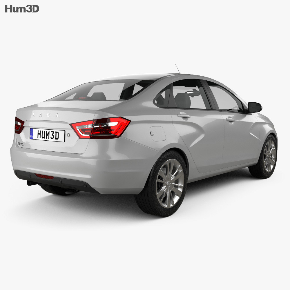 VAZ Lada Vesta (GFL) 2017 3D model - Download Sedan on 3DModels.org