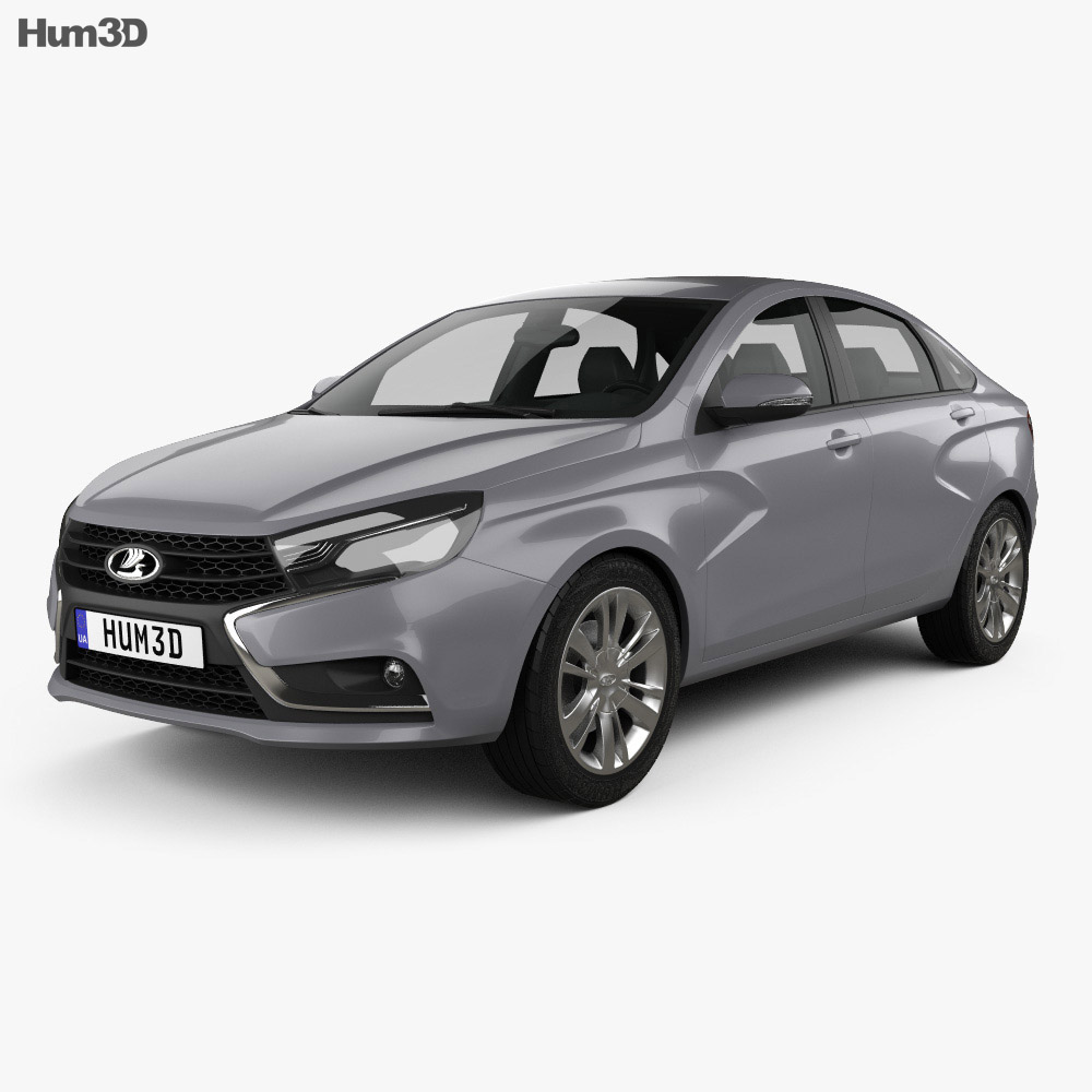 VAZ Lada Vesta Concept 2017 3D model - Download Sedan on 3DModels.org