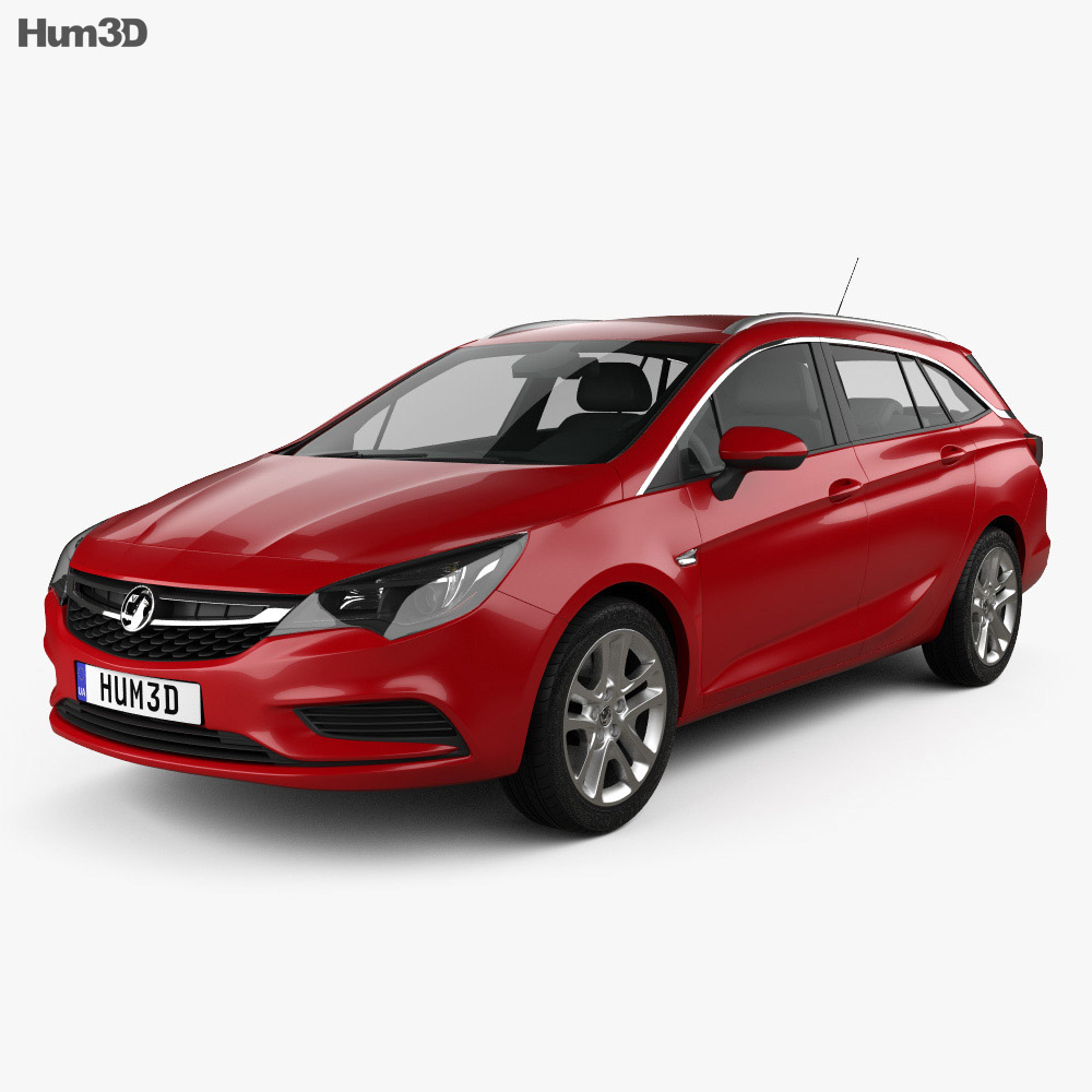 Vauxhall Astra (K) Sports Tourer Design 2019 3D model - Download Wagon ...
