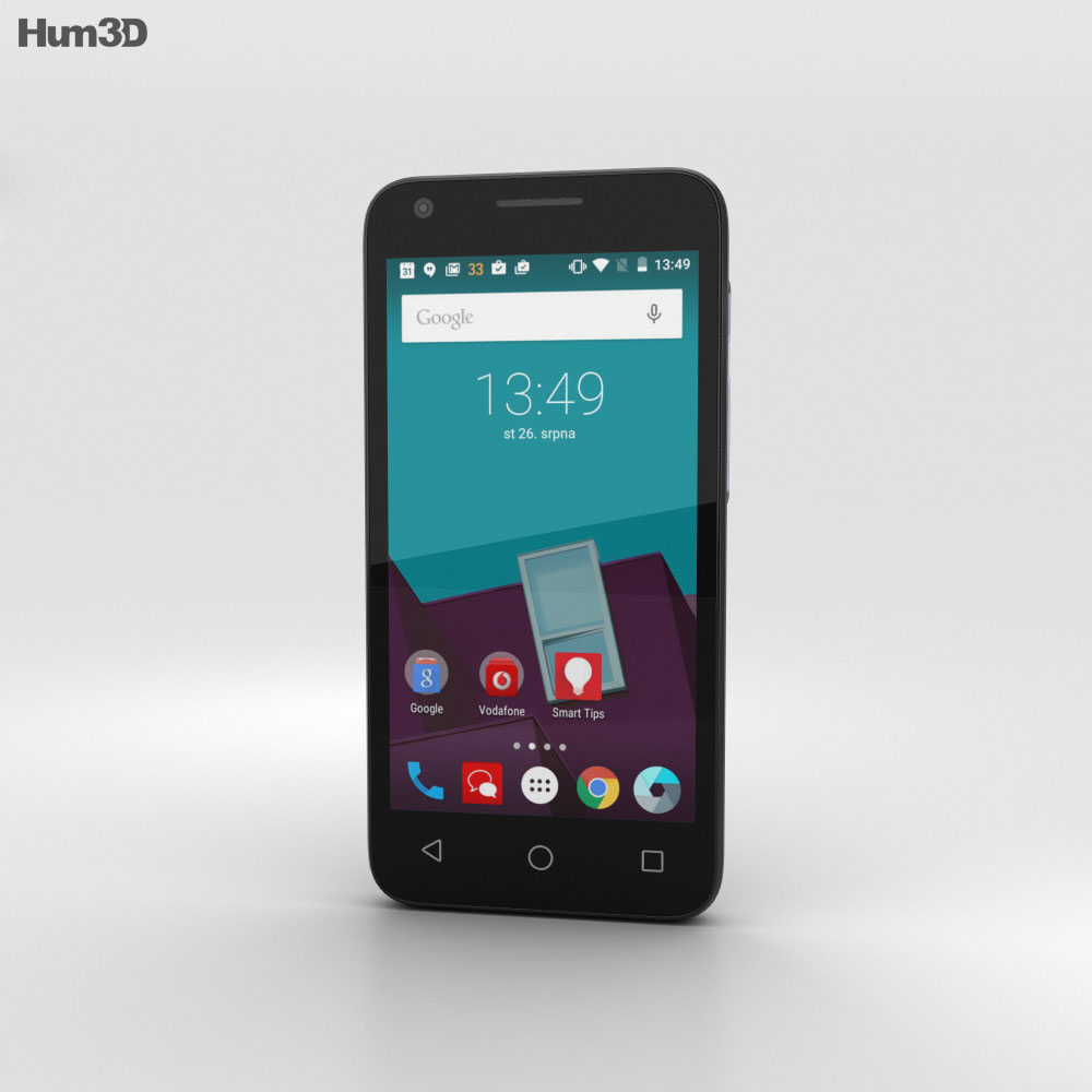 Vodafone Smart Speed 6 Anthracite 3D model - Download Phones on ...