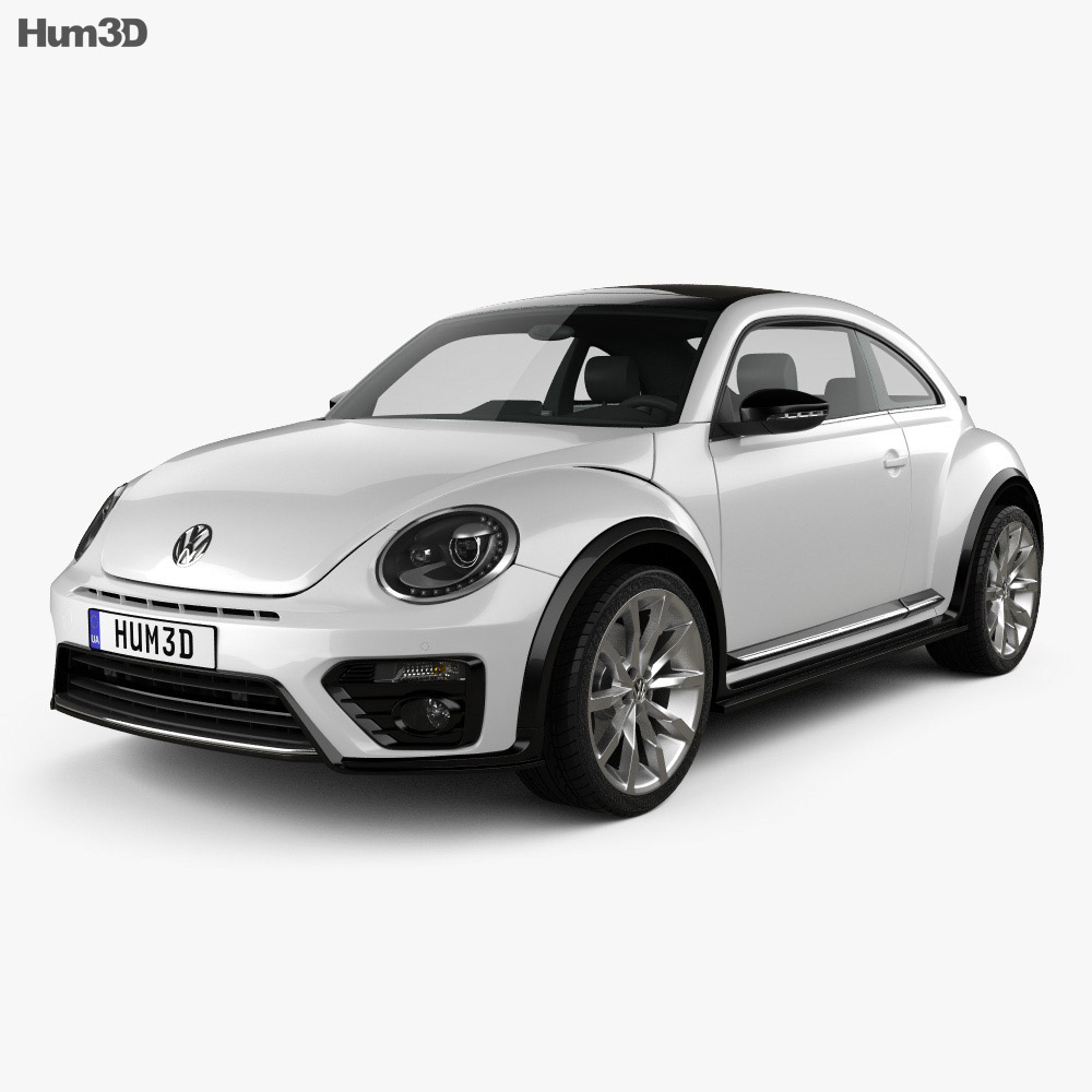 Volkswagen Beetle R-Line coupe 2020 3D model - Download Sports car on ...
