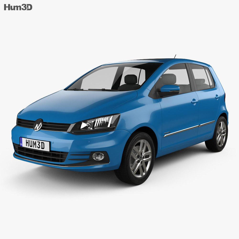 Volkswagen Fox Highline 2020 3D model - Download Hatchback on 3DModels.org