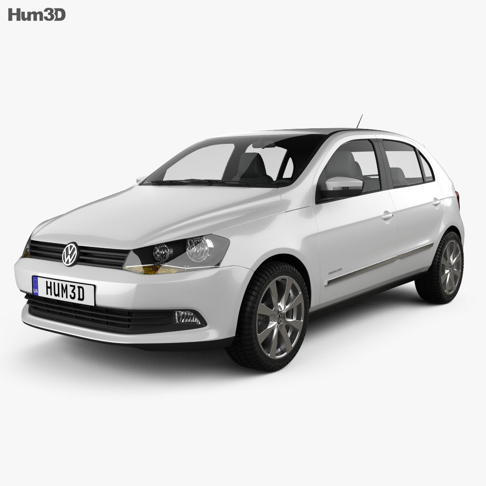 Volkswagen Gol 2015 Modelo 3D - Descargar Hatchback on 3DModels.org