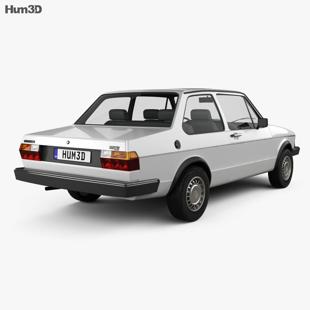 Volkswagen Jetta 2-door 1979 3D model - Download Sedan on 3DModels.org