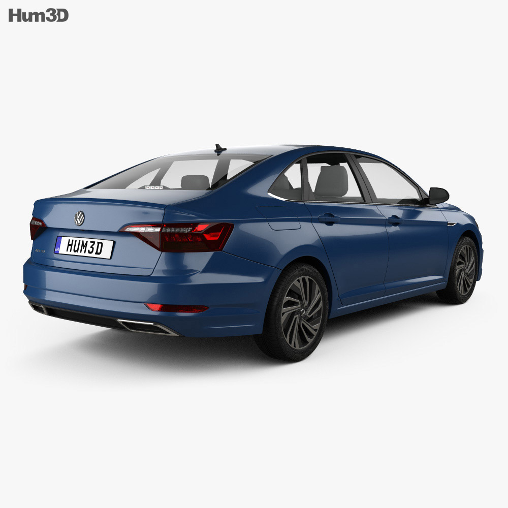 Volkswagen Jetta SEL Premium US-spec 2022 3D model - Download Sedan on ...