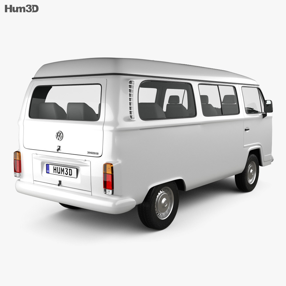 Volkswagen Kombi (T2) 2014 3D model - Download Van on 3DModels.org