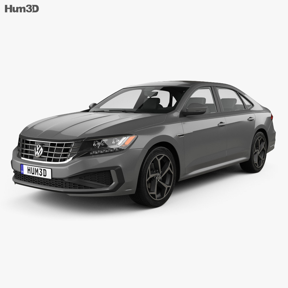 Volkswagen Passat R-Line 2021 3D model - Download Sedan on 3DModels.org