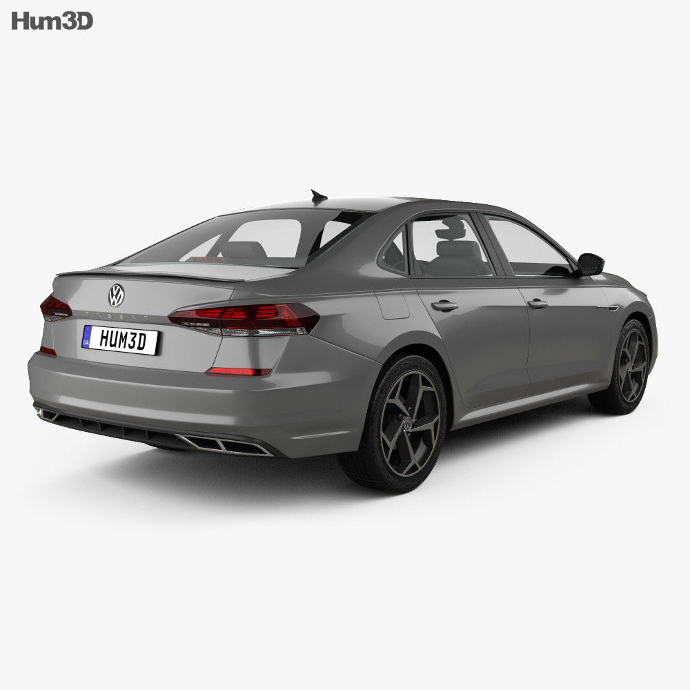 Volkswagen Passat R-Line 2021 3D model - Download Sedan on 3DModels.org
