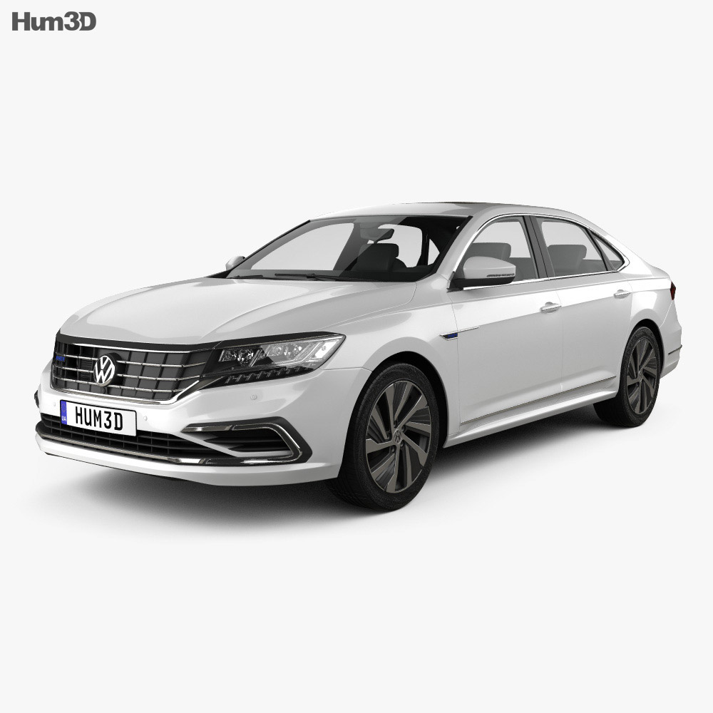 Volkswagen Passat PHEV CN-spec 2021 3D model - Download Sedan on ...