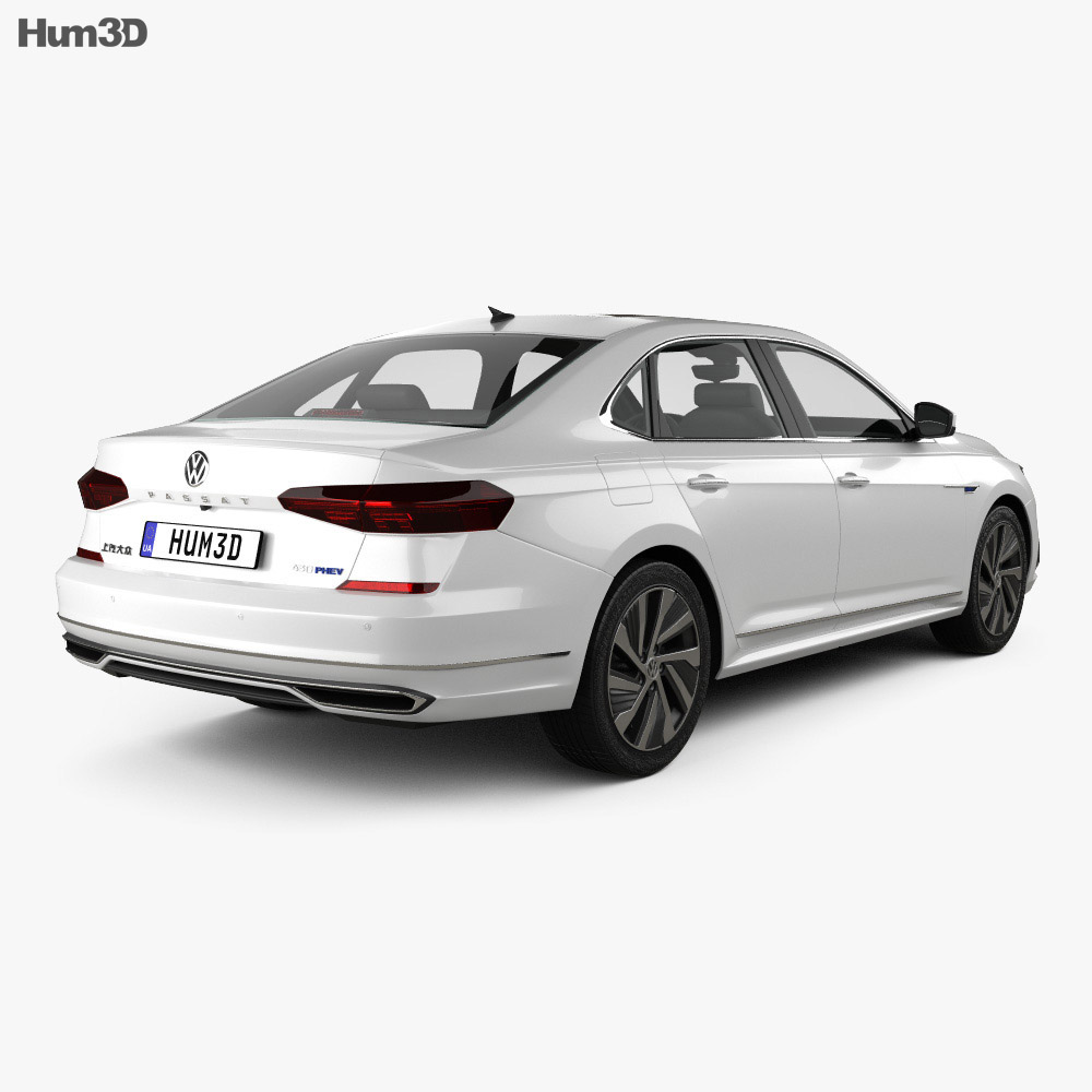 Volkswagen Passat PHEV CN-spec 2021 3D model - Download Sedan on ...