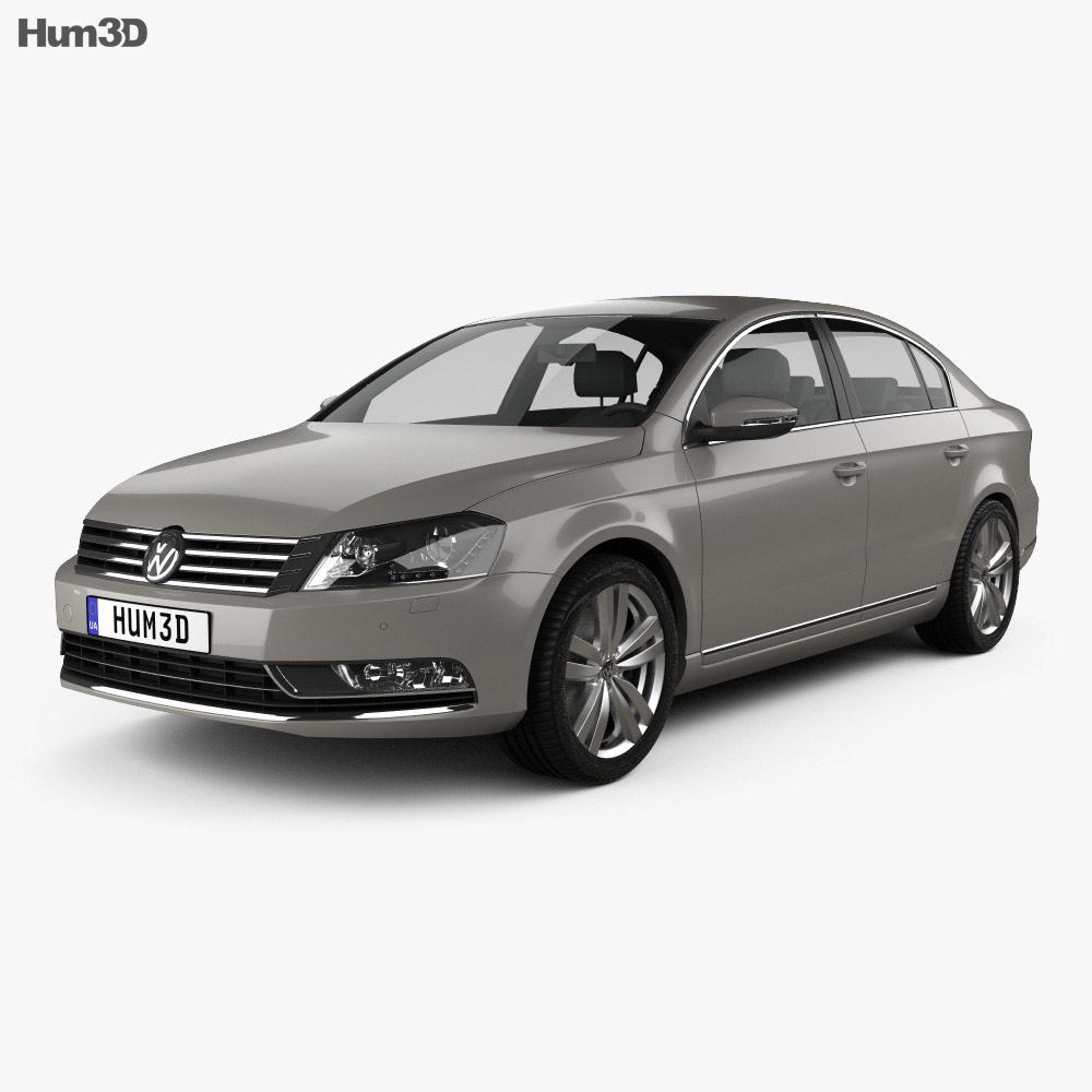 Volkswagen Passat 2012 Modelo 3D - Descargar Sedan on 3DModels.org