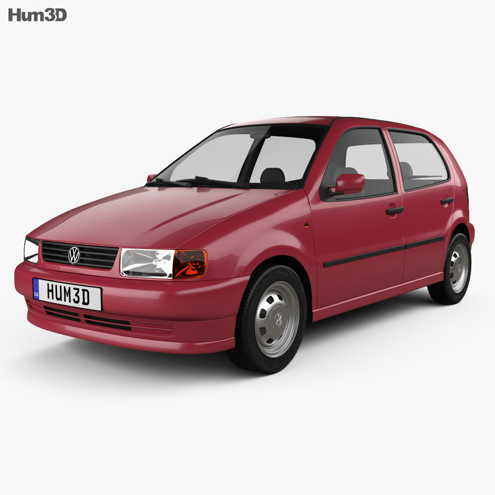 Volkswagen Polo 5 puertas 2002 Modelo 3D - Descargar Hatchback on ...