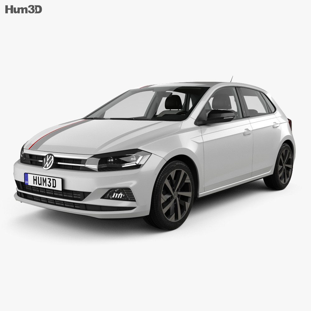 Volkswagen Polo Beats with HQ interior 2020 3D model - Download ...