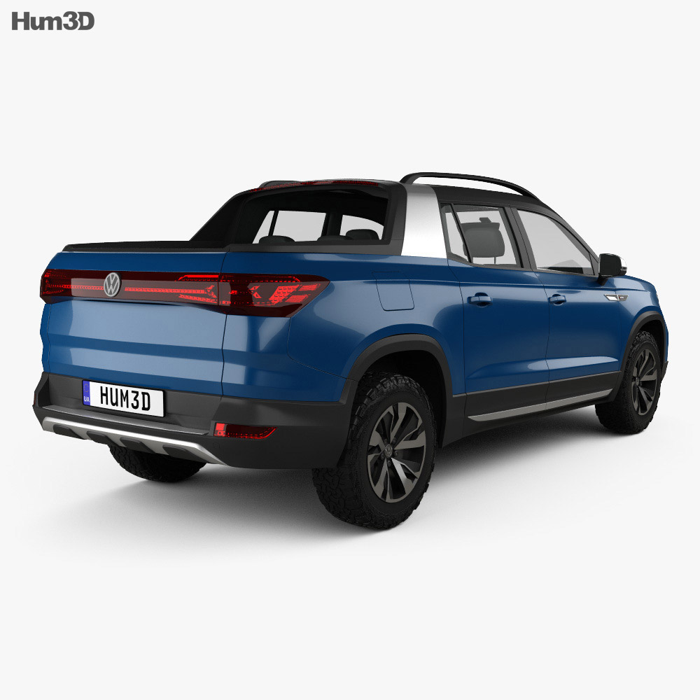 Volkswagen Tarok 2019 3D model - Download Pickup on 3DModels.org