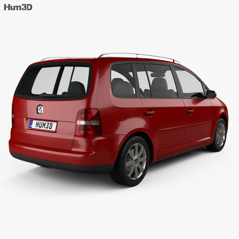 Volkswagen Touran 2006 3D model - Download Van on 3DModels.org