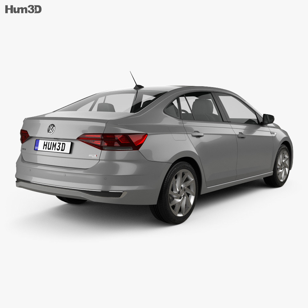 Volkswagen Virtus Highline 2020 Modelo 3D - Descargar Sedan on 3DModels.org