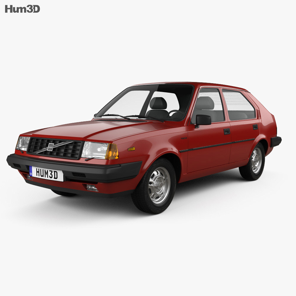 Volvo 345 5-door 1991 3D model - Download Hatchback on 3DModels.org