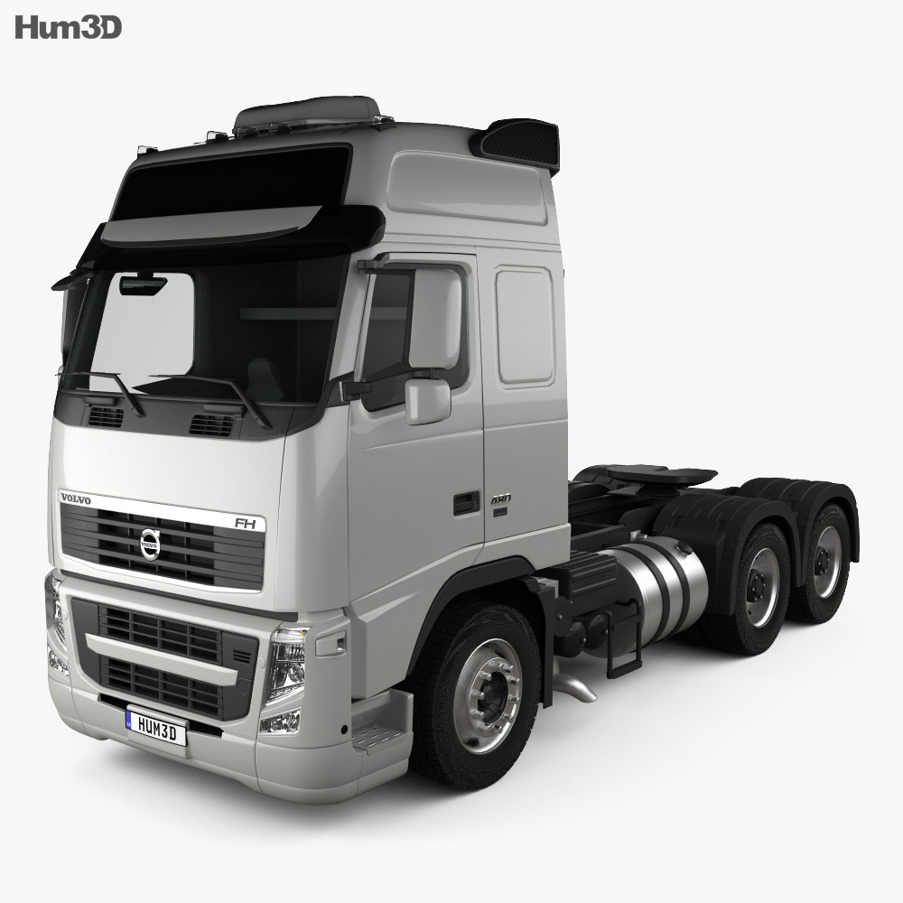 Volvo FH Tractor Truck 3-axle 2012 3D model - Download Truck on ...