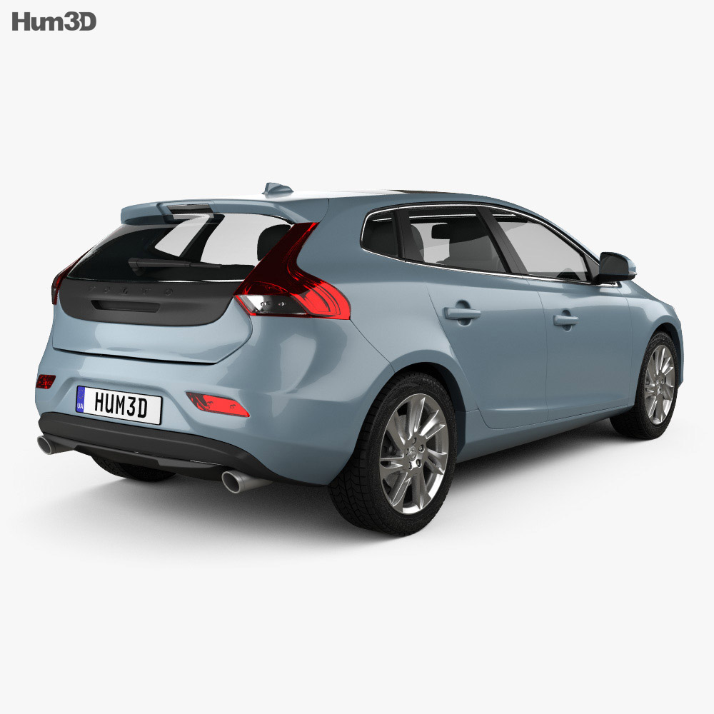 Volvo V40 2016 Modelo 3D - Descargar Hatchback on 3DModels.org