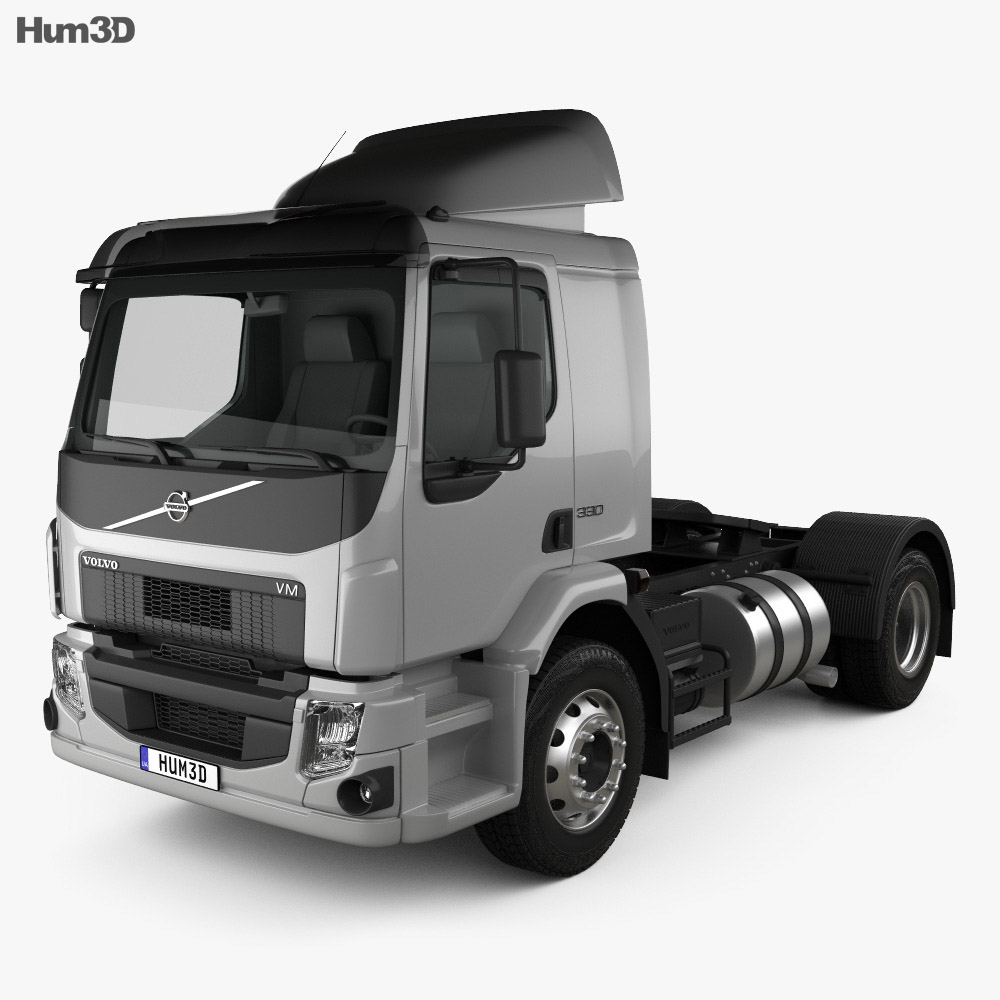 Volvo VM 330 Camión Tractor 3 ejes 2017 Modelo 3D - Descargar Camión on ...