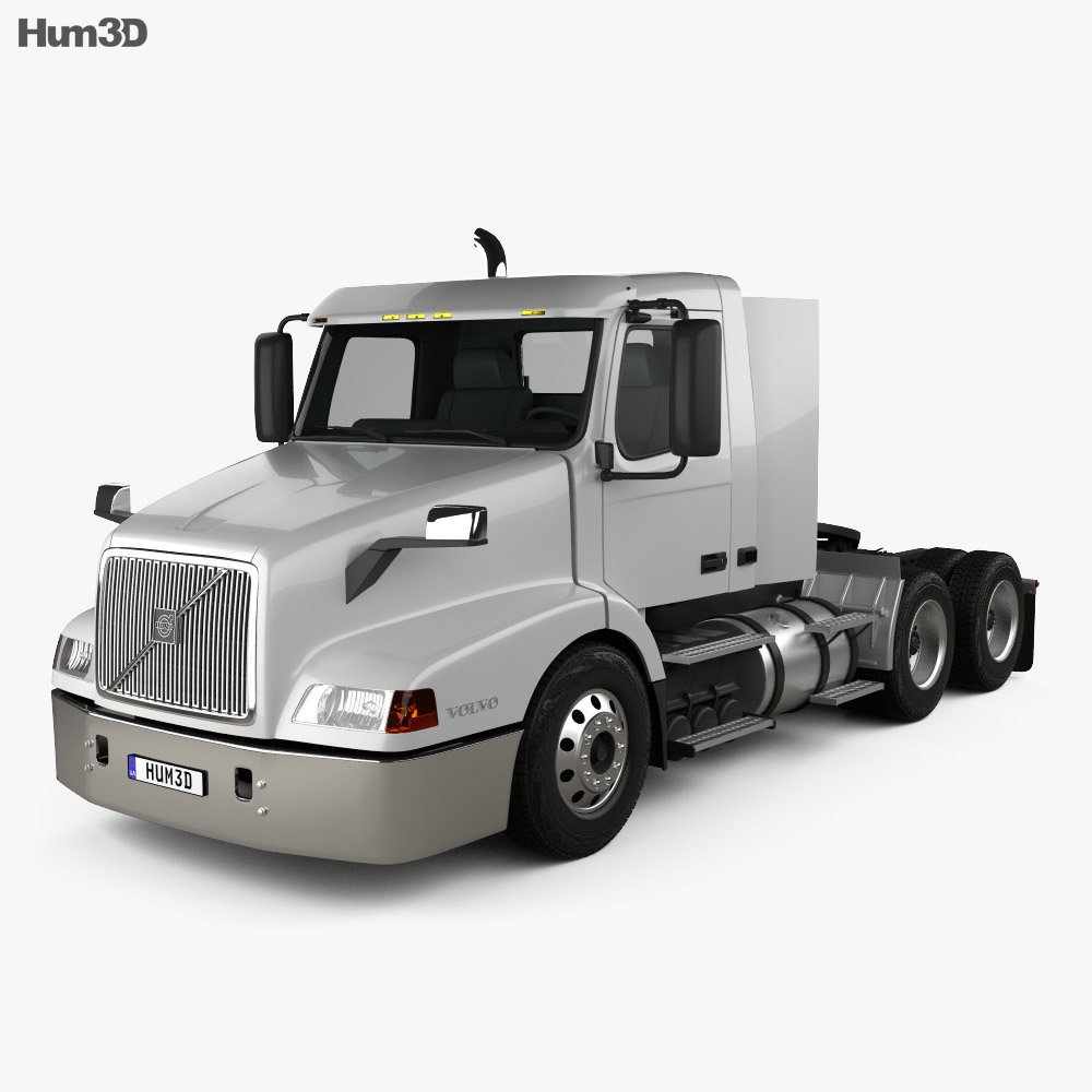 Volvo VNL WIA64T Day Cab Tractor Truck 2004 3D model - Download Truck ...