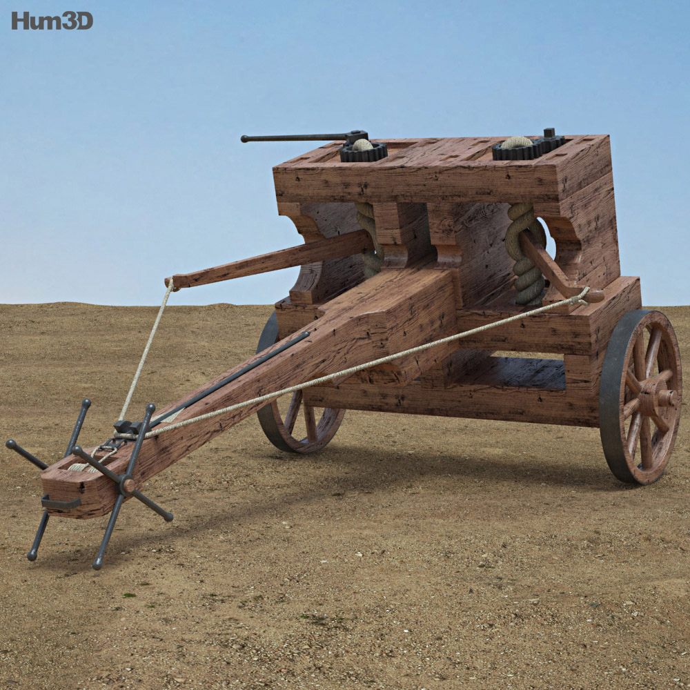 Balista Modelo 3D - Descargar Ancient Combat Vehicle on 3DModels.org