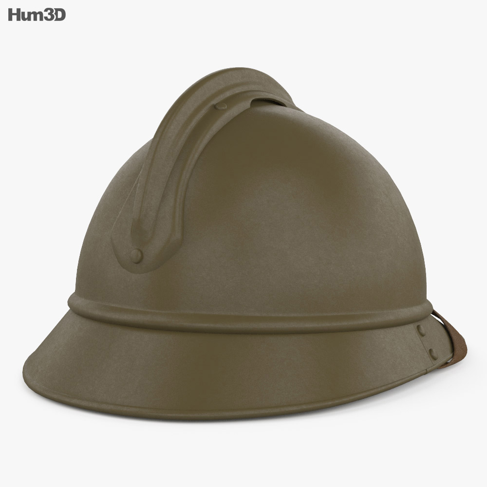 Casco Militar M15 Adrian Modelo 3D - Descargar Armadura on 3DModels.org