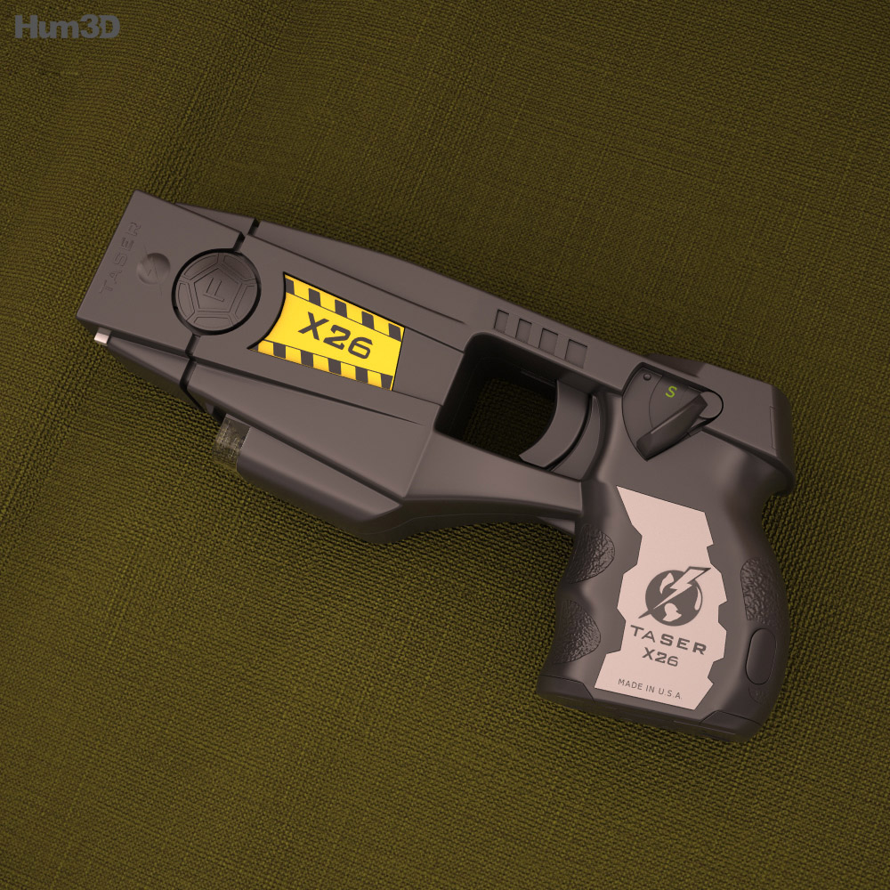Police issue X26 Taser 3D model - Download Pistol on 3DModels.org