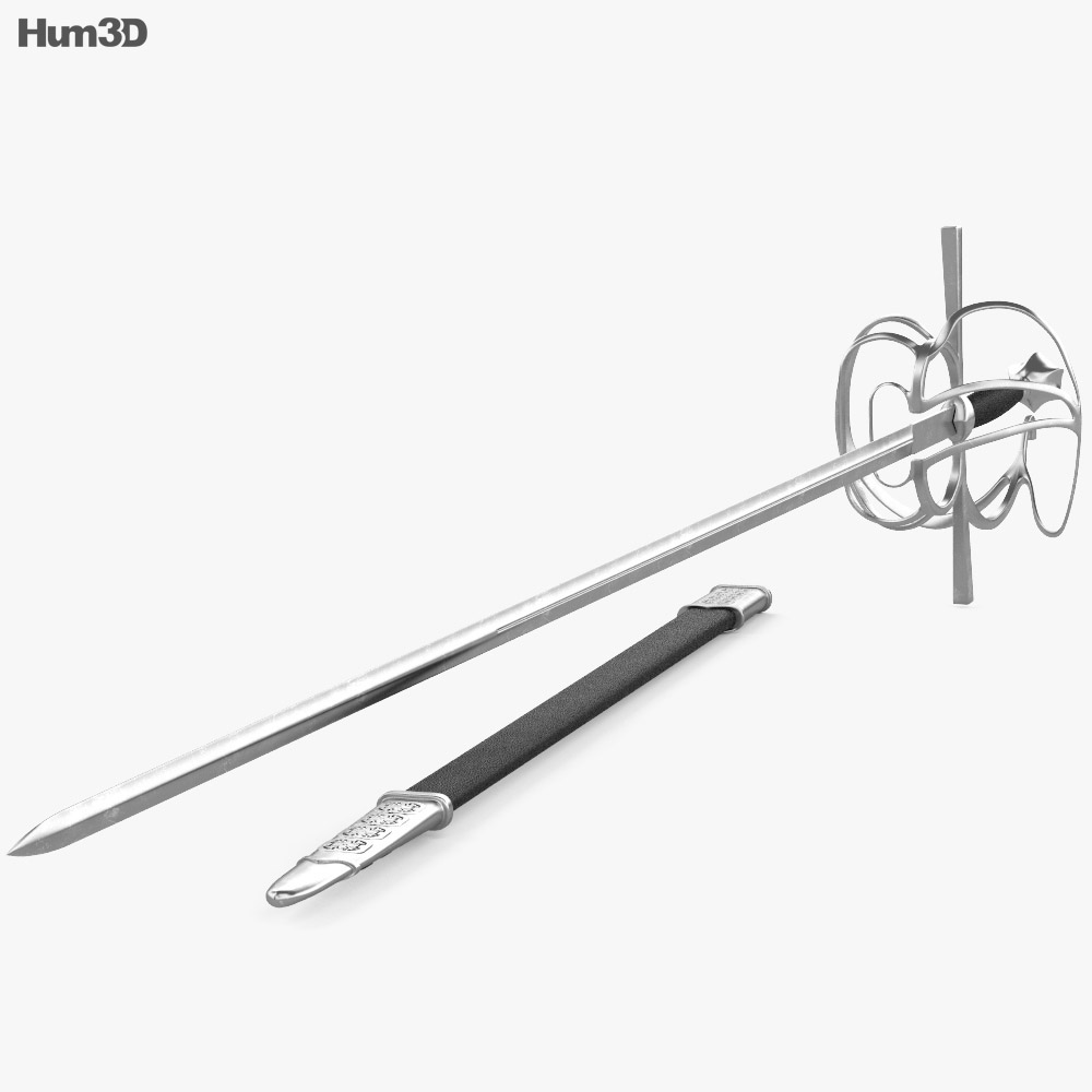 Rapier 3D model - Download Bladed Weapon on 3DModels.org