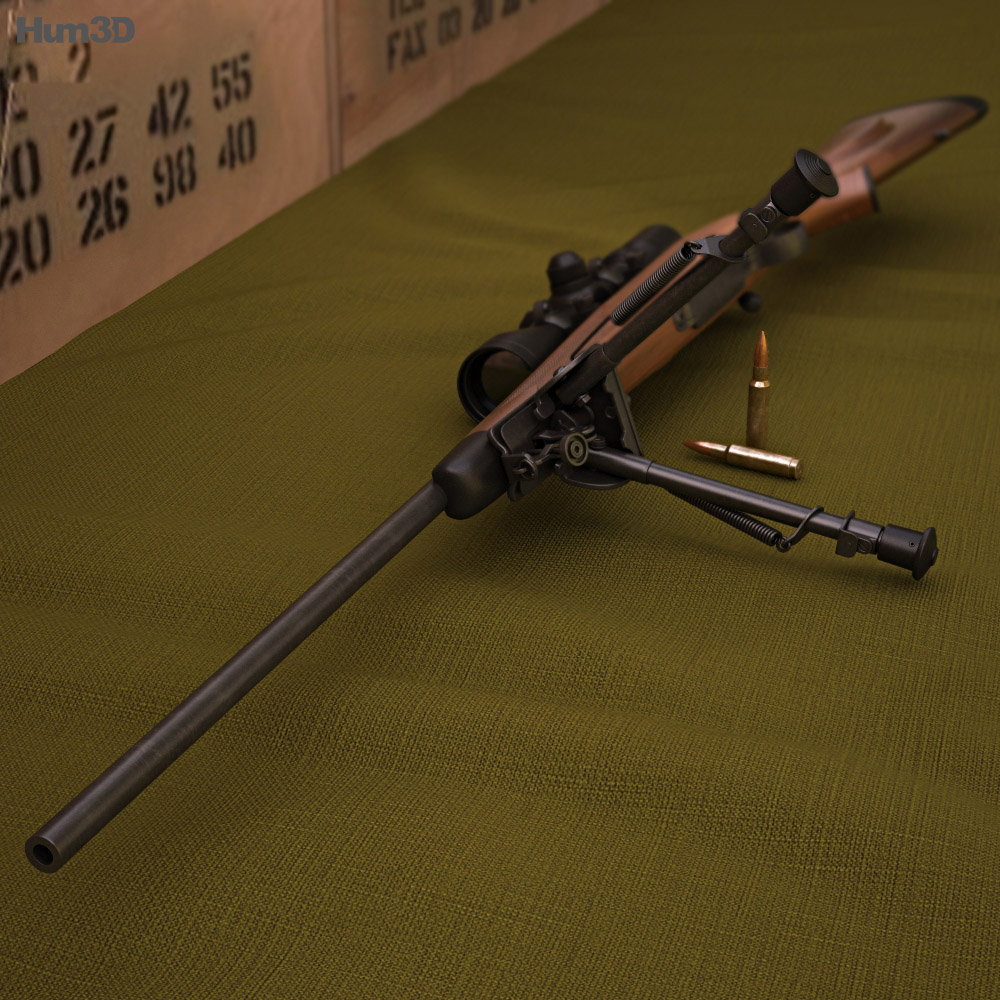 Remington Model 700 3D model - Download Rifle on 3DModels.org