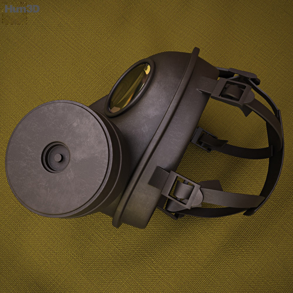 SWAT Gas Mask 3D model - Download Armor on 3DModels.org